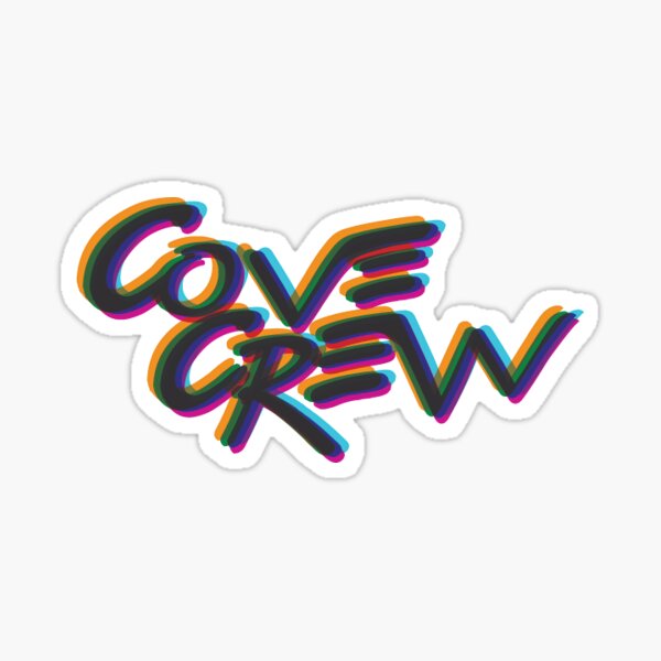 "Cove Crew Logo" Sticker for Sale by SpenceBerry | Redbubble