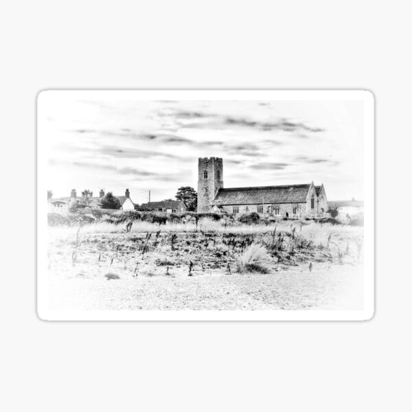 "All Saints & St Margaret Parish Church - Pakefield, Suffolk" Sticker ...