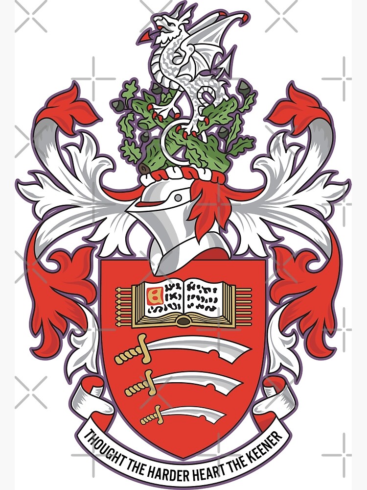 "University of Essex - Coat of arms " Metal Print for Sale by ...