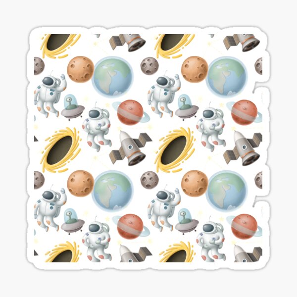 "Space Travel" Sticker for Sale by ColorMeFHappy | Redbubble