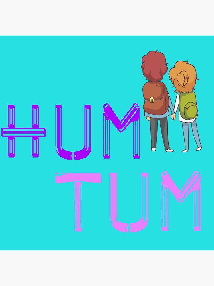 "Hum tum" Sticker for Sale by rshivam7897 | Redbubble