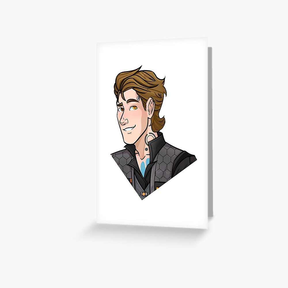 "Rhys Strongfork - Tales From The Borderlands" Greeting Card for Sale ...