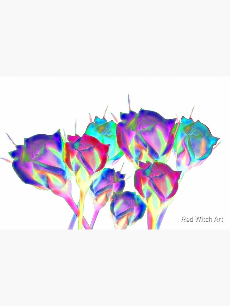 "Pastel infrared roses" Poster for Sale by redwitchart | Redbubble