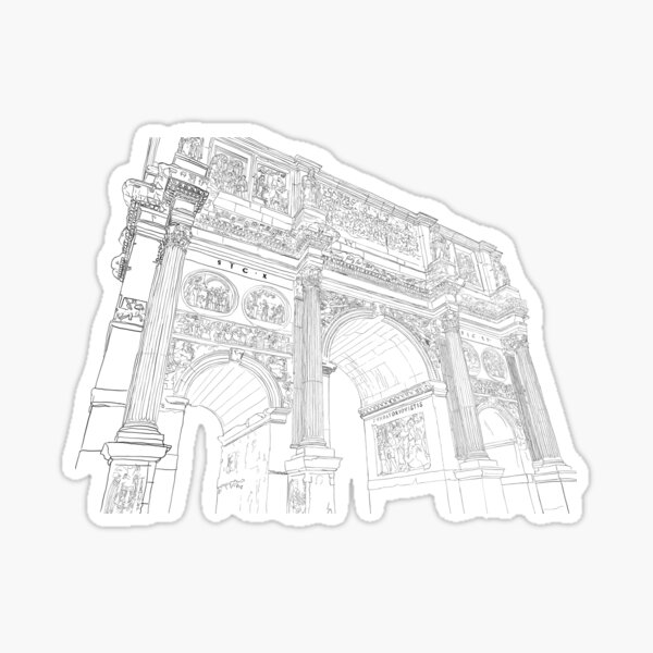 "Arch of Constantine, Roma" Sticker for Sale by abimason | Redbubble