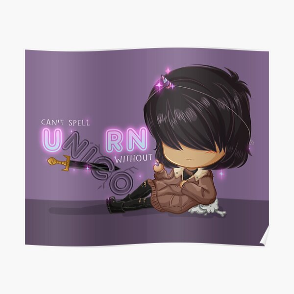 "Unicorn Nico di Angelo" Poster by allarica | Redbubble