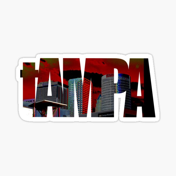 "tampa" Sticker by HeyImJuan | Redbubble