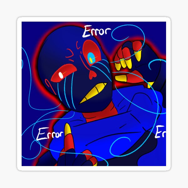 "Error Sans Strings" Sticker for Sale by C15u5hi | Redbubble