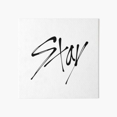 Lámina rígida «niños callejeros skz kpop logo stay» de streamboom ...