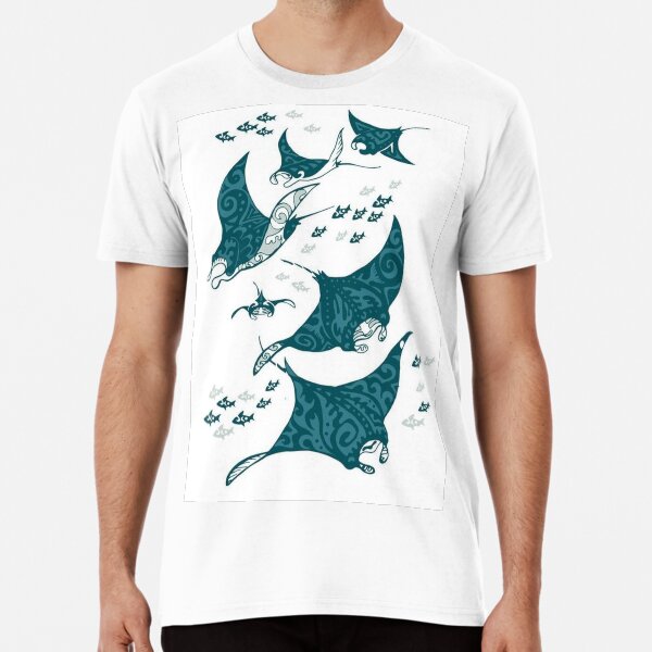 "Manta Ray Print T-Shirt" T-shirt for Sale by Ushko | Redbubble