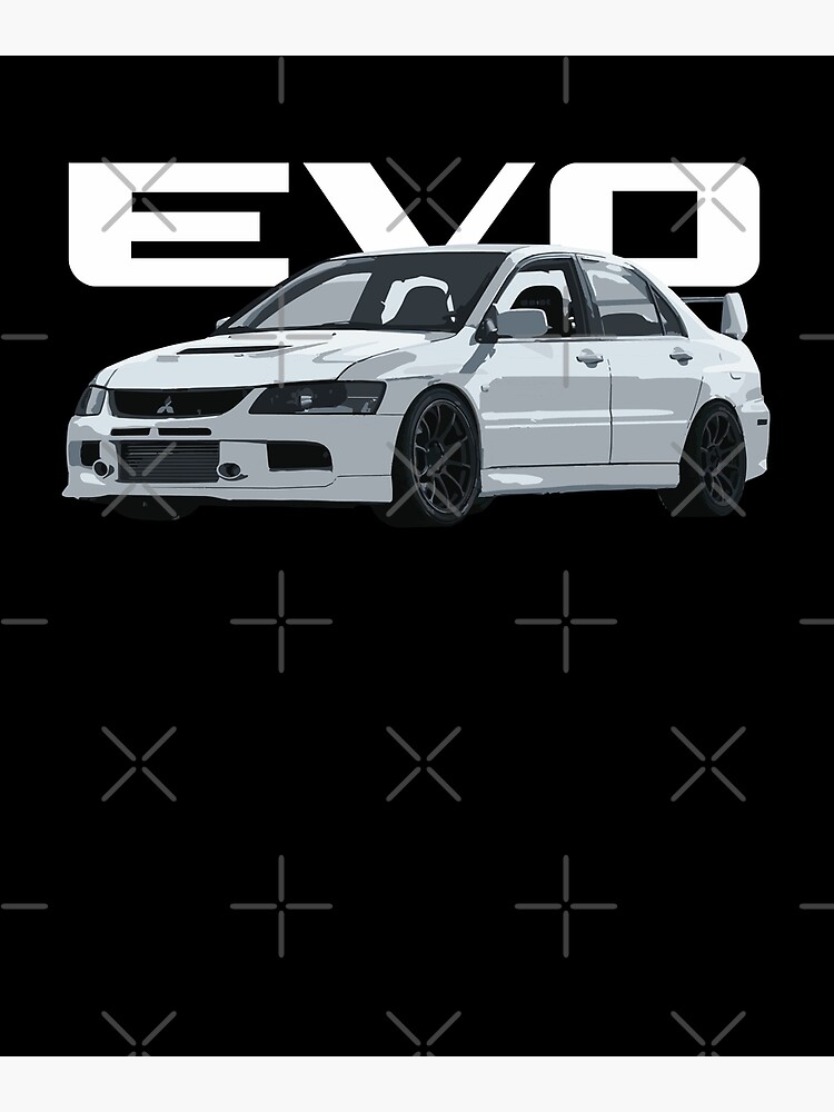 "EVOLUTION IX EVO 9 JDM Mitsubishi" Poster for Sale by cowtownCOWBOY ...