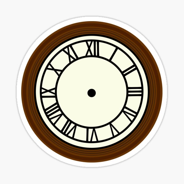 "'Back to the Future' Clock Tower Clock" Sticker for Sale by MattRuggz ...