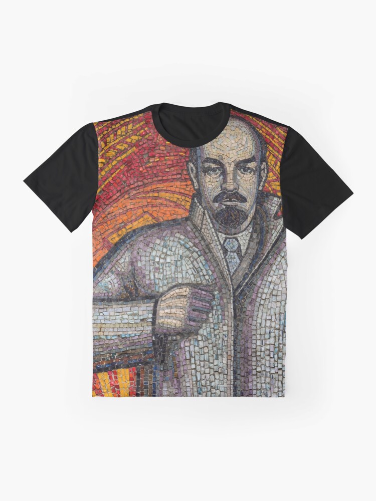 "Lenin Graffiti Mosaic" Graphic T-Shirt for Sale by Cryptodesignz ...