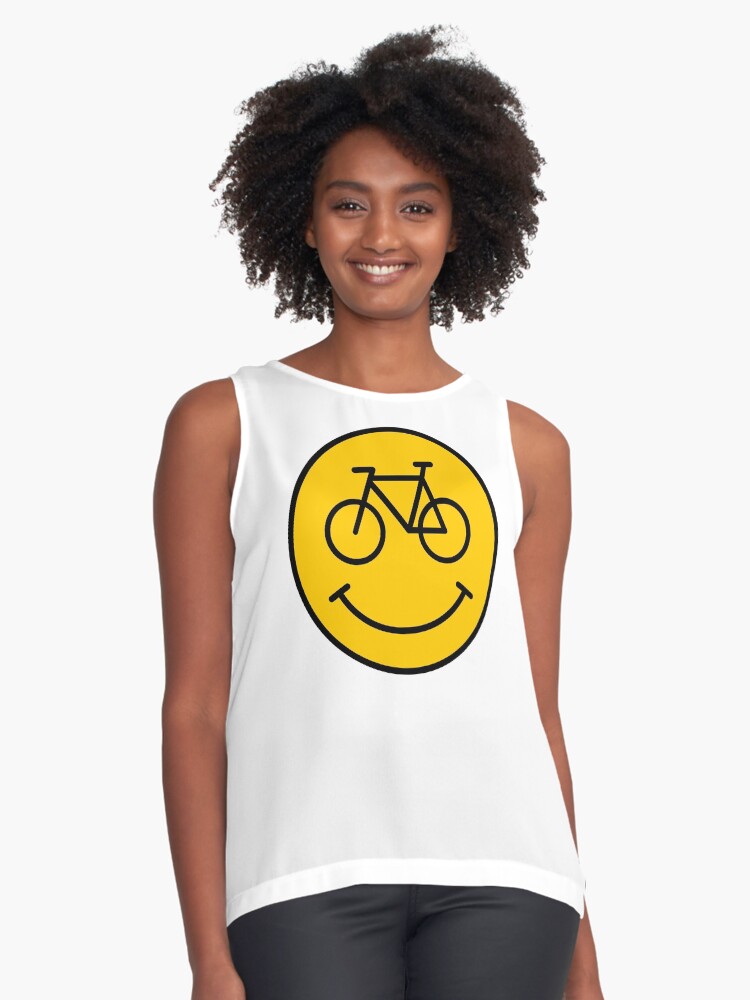 "Bicycle Smiley Bike Smile Retro Cycling Emoji" Sticker for Sale by ...