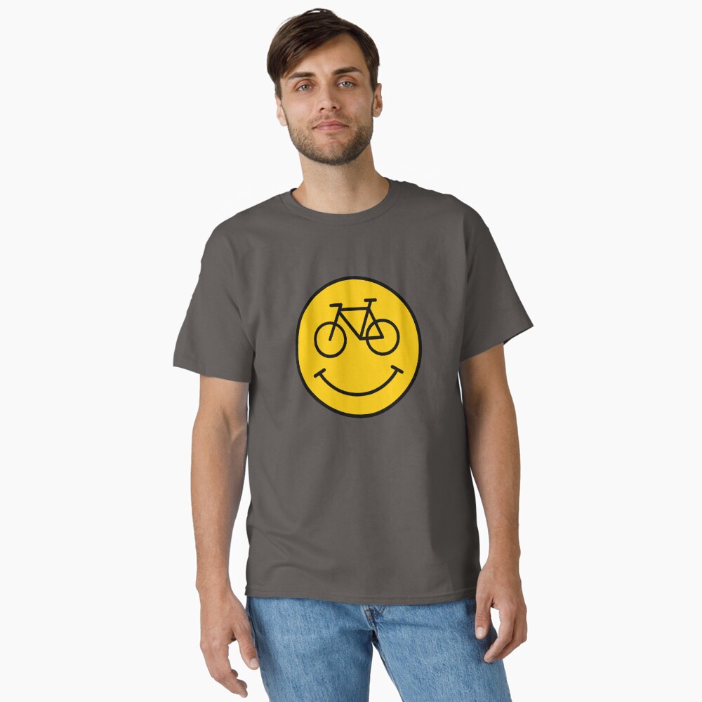 "Bicycle Smiley Bike Smile Retro Cycling Emoji" Sticker for Sale by ...