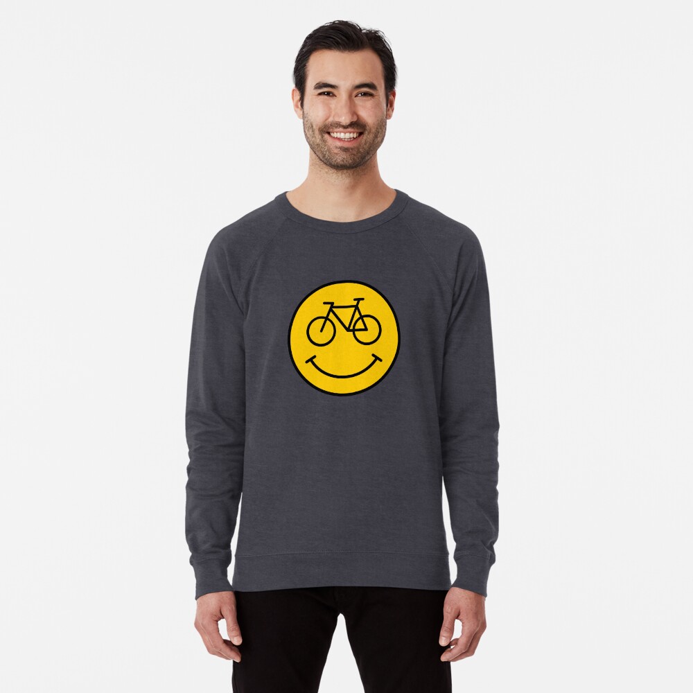 "Bicycle Smiley Bike Smile Retro Cycling Emoji" Sticker for Sale by ...