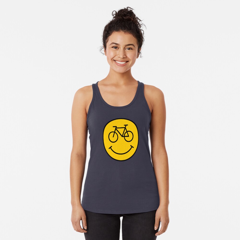 "Bicycle Smiley Bike Smile Retro Cycling Emoji" Sticker for Sale by ...