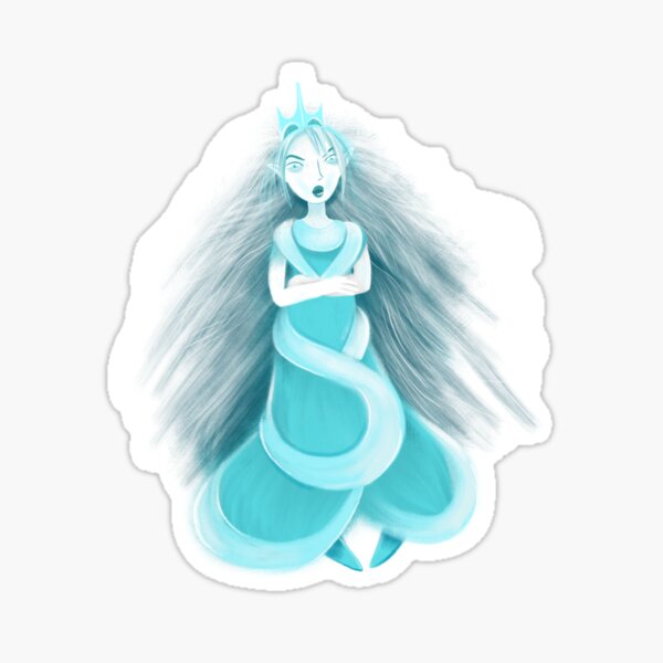 "The snow Queen" Sticker for Sale by jasmineberry | Redbubble