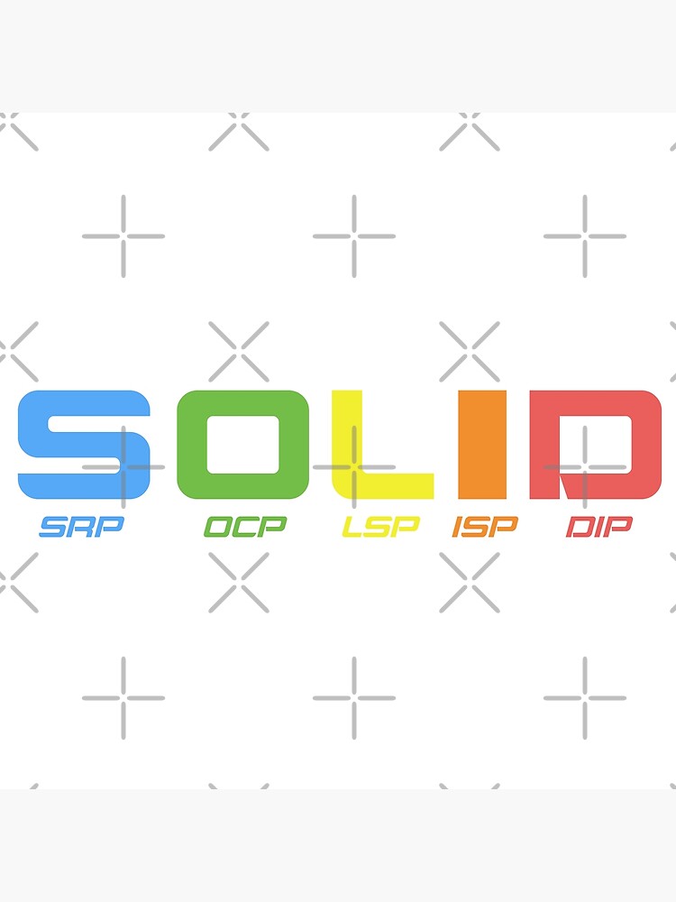 "solid principles programming" Poster by yourgeekside | Redbubble