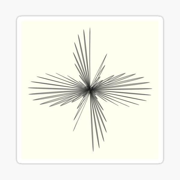 "Sketch Design : Spikes" Sticker for Sale by bruce5f | Redbubble