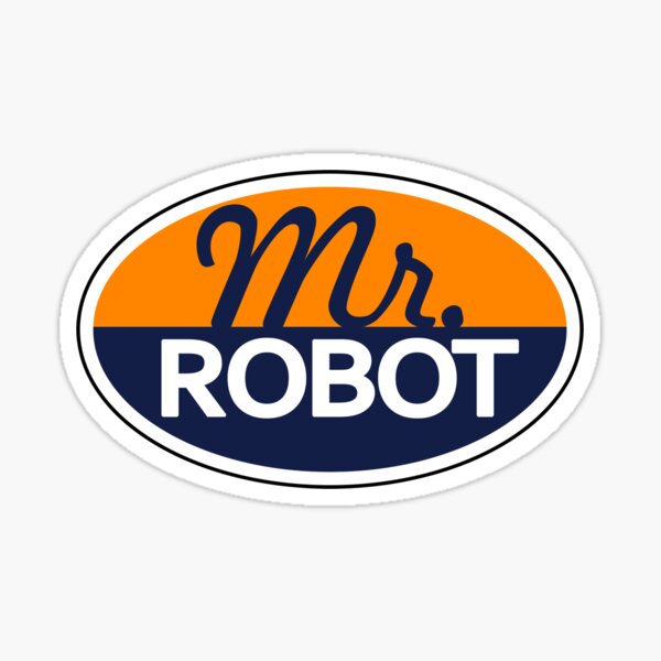 "Mr. Robot AU Shop Logo" Sticker by domshinoda | Redbubble