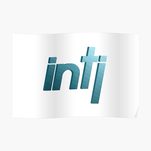 "intj mbti" Poster by lntuitiveDesign | Redbubble