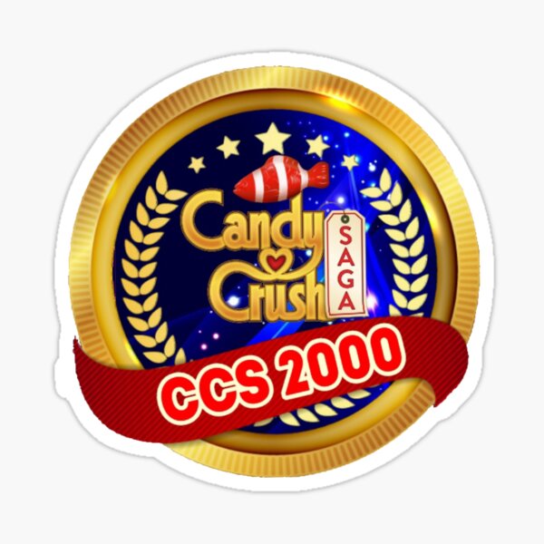 "Level 2000 Badge Candy Crush Saga" Sticker for Sale by km83 | Redbubble