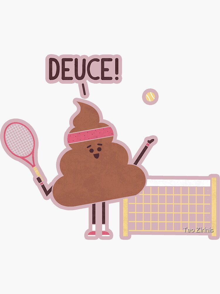 "Deuce" Sticker by theodorezirinis | Redbubble