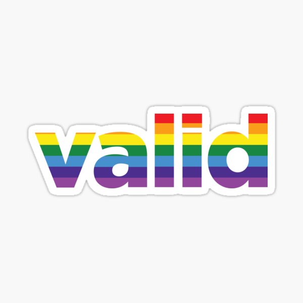 "Valid" Sticker by carlaberds | Redbubble
