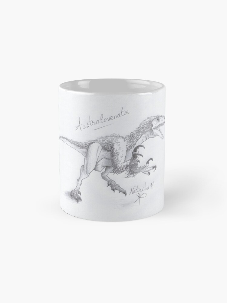 "Illustration Pencil Drawing Australovenator sp. Dinosaur Mesozoic ...