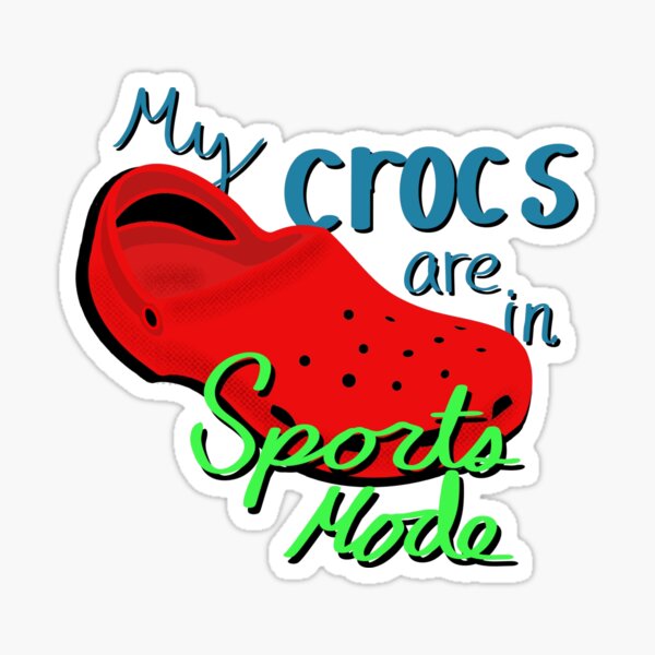Crocs Sports Stickers | Redbubble