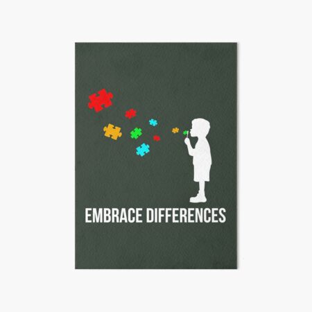 Embrace Autism Wall Art | Redbubble