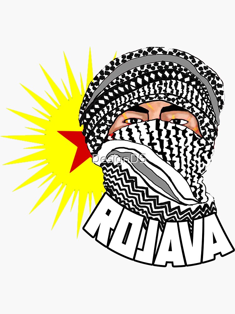 "Rojava" Sticker by DesignDS | Redbubble