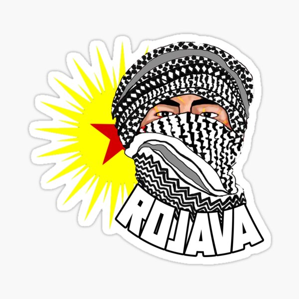 "Rojava" Sticker by DesignDS | Redbubble