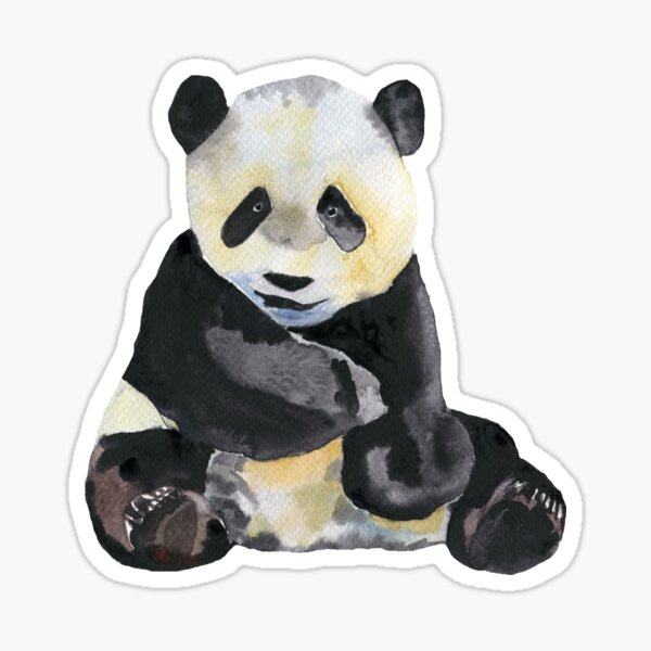 "Panda" Sticker for Sale by Irina Reznikova | Redbubble