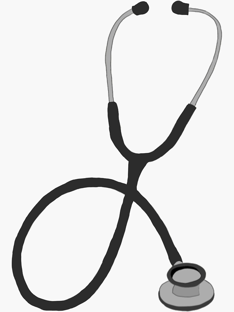 "Stethoscope " Sticker for Sale by Balyssa3 | Redbubble