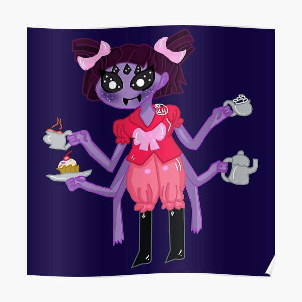 "Muffet the spider Undertale Print!" Poster for Sale by ShuichiFan ...