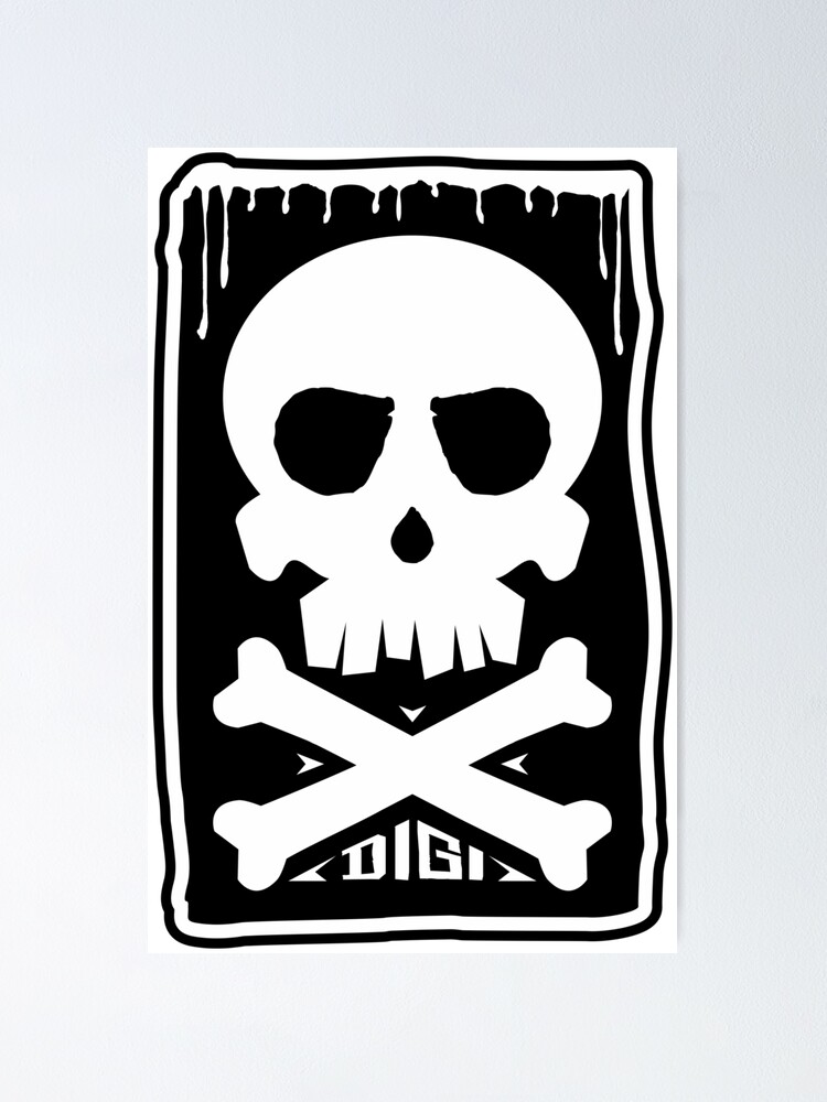 "Digi Crest" Poster by DaftDigit | Redbubble