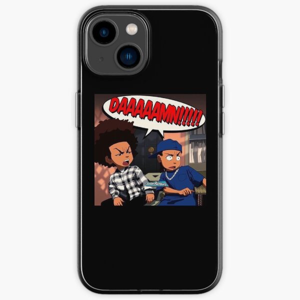 "The Boondocks (DAMN meme) Huey x Riley Freeman" iPhone Case for Sale ...
