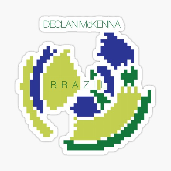 "Declan McKenna - Brazil" Sticker for Sale by verdxnturf | Redbubble