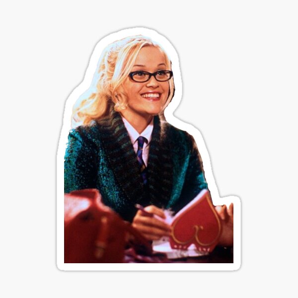 "Legally Blonde" Sticker by linditakulla14 | Redbubble