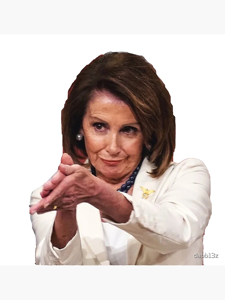 "Nancy Pelosi Clapping" Art Print by dabb13z | Redbubble