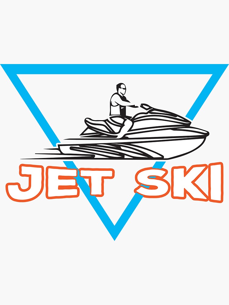 "JETSKI" Sticker by GeschenkDesigns | Redbubble