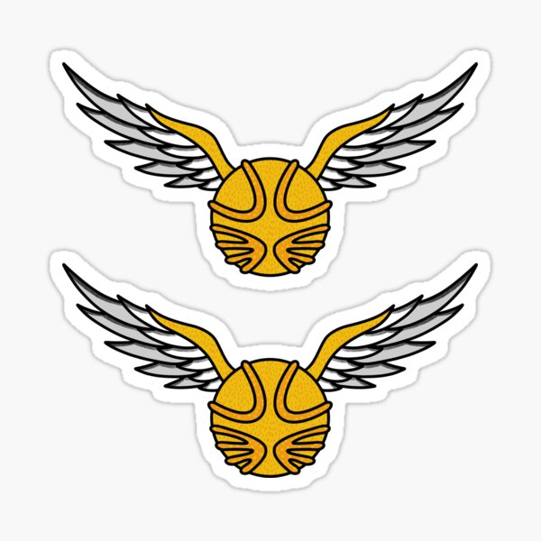 "Golden - Double Sticker" Sticker for Sale by areckewey | Redbubble