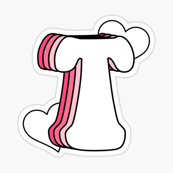 "T basic retro" Sticker for Sale by livlit | Redbubble