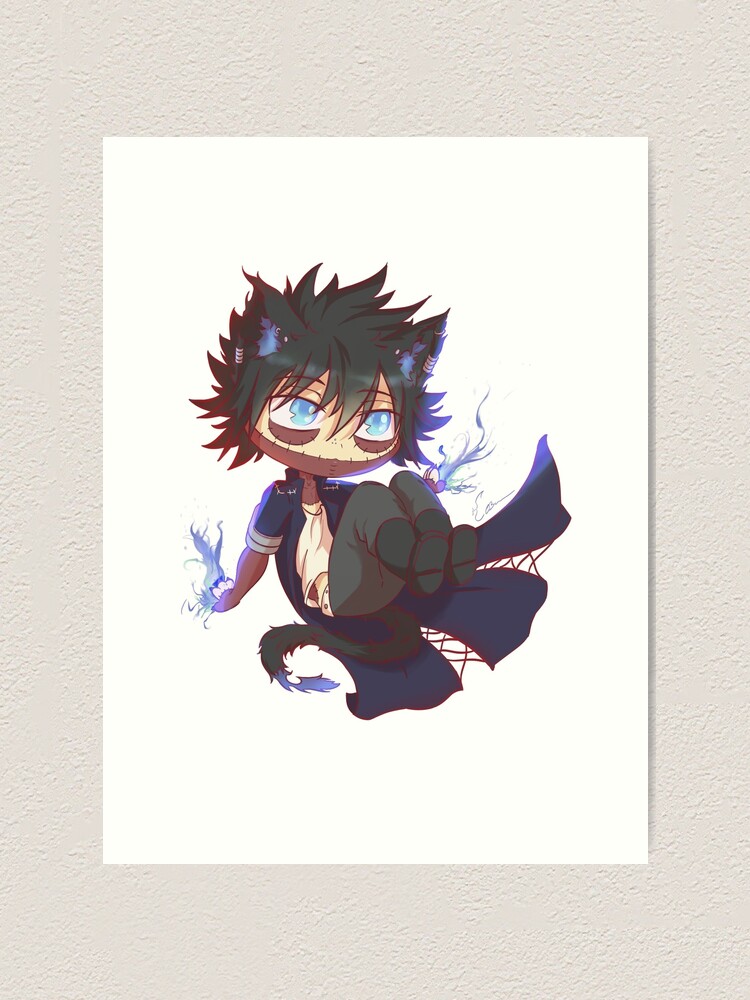 "Dabi Cat" Art Print by thedragonette | Redbubble