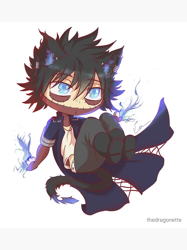 "Dabi Cat" Art Print by thedragonette | Redbubble