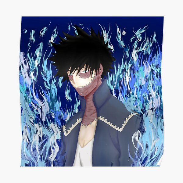 "Dabi My Hero Academia" Poster by AnimeLunatic | Redbubble