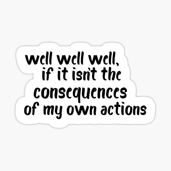 "Twitter Consequences" Sticker for Sale by ObiCyn | Redbubble