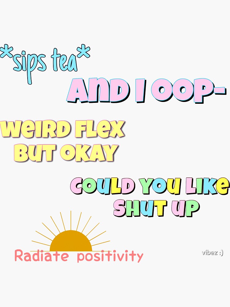 "vsco quotes" Sticker by sophiethecow | Redbubble