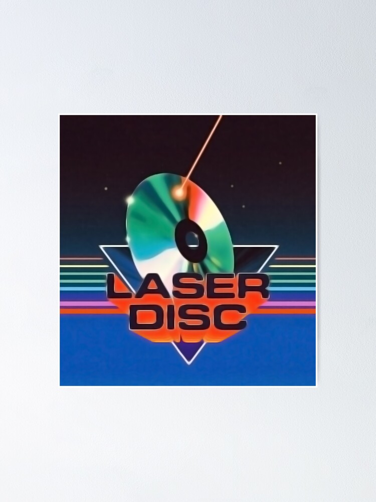 "Laser Disc" Poster for Sale by Christmas Milling | Redbubble